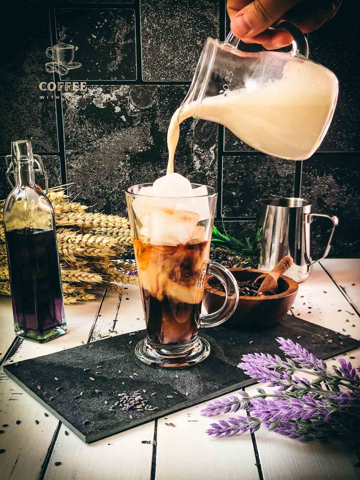 Iced Lavender Latte - coffeewithnora